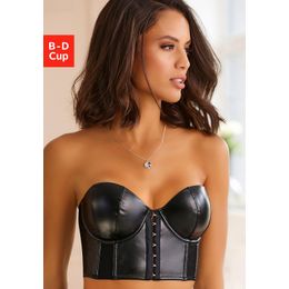 Damen Corsage, Schwarz, Gr. 70D, Petite Fleur Gold, Bodies & Unterhemden, Material: Polyester