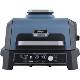 OG901EU Woodfire Pro Connect xl Blau/Schwarz Elektrogrill - Ninja