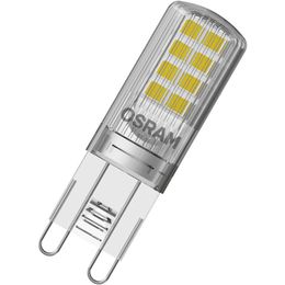 Star pin LED-Lampe für G9-Sockel, klares Glas ,Warmweiß (2700K), 320 Lumen, Ersatz für herkömmliche 30W-Leuchtmittel, nicht dimmbar, 5-er Pack - Osram