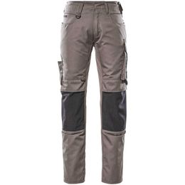 Mascot - Arbeitshose mannheim 12679-442 leichte Bundhose mit Cordura Knietaschen, Farbe: Anthrazit/Schwarz - 88809, Größe: 44