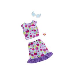 Barbie Doll Clothing Fashion Pack With Floral Top Skirt & Accessories