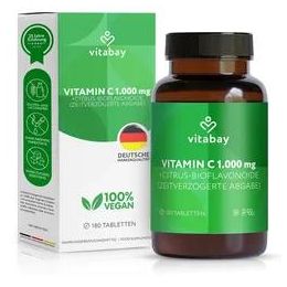 Vitabay Vitamin C 1000 mg + Bioflavonoide 180 St