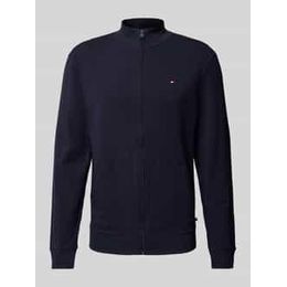 Tommy Hilfiger Sweatjacke mit Logo-Stitching