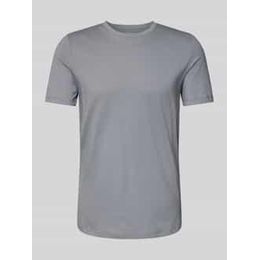 s.Oliver RED LABEL Regular Fit T-Shirt aus reiner Baumwolle mit gummiertem Label-Print