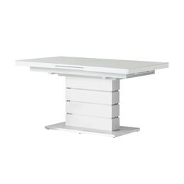 Esstisch Xael &brvbar; wei&szlig; &brvbar; Ma&szlig;e (cm): B: 85 H: 75,5 T: 85 &raquo; Sconto