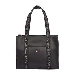 Tommy Jeans Shopper »TJW DAILY ELEVATED TOTE«, Beuteltasche, Umhängetasche, Henkeltasche mit Logoschriftzügen Black