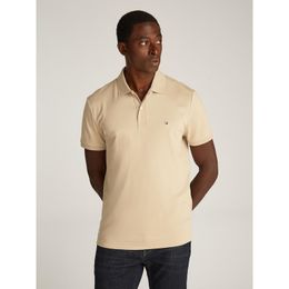 Tommy Hilfiger Poloshirt »LIQUID COTTON REG SEASONAL POLO« mit Logostickerei Sandalwood L L Poloshirt von Tommy Hilfiger