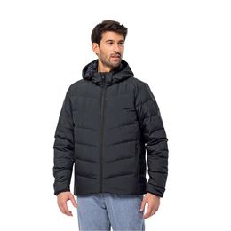 Jack Wolfskin Daunenjacke "Colonius" in Schwarz - 52% | Größe M | Herrenjacken