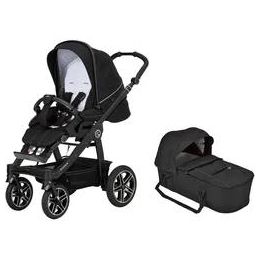 Kombi-Kinderwagen Hartan "Racer GTS - Casual Collection", schwarz (schwarz pinstripe), Baby, Polyester, Baumwolle, Kinderwagen, mit Kombitasche; Made in Germany