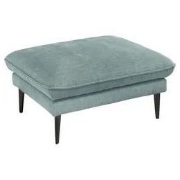 Hocker "Lena", longlife easy ocean, B:92cm H:44cm T:70cm, 100% Polyester, Gallery M BRANDED BY MUSTERRING, Hocker, passend zum Ecksofa Lena, Metallfuß in zwei Höhen, B 92 x T 70 cm