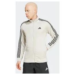 Outdoorjacke Adidas PERFORMANCE "TR-ES 3S T-TOP", Herren, Gr. L, wonder aluminium, Obermaterial: 100% Polyester, sportlich, Jacken