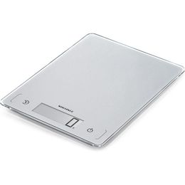 Soehnle - Page Comfort 300 slim, digitale Küchenwaage, silber, Gewicht bis zu 10 kg (1-g-genau), Haushaltswaage mit Sensor-Touch, elektronische Waage