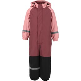 Schneeoverall ZIGZAG "Clarkson" Gr. 92, EURO-Größen, rosa, Kinder, 100% Polyester, Overalls, in besonders wetterfester Qualität