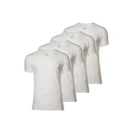 T-Shirt Gant "T-Shirt 4er Pack" Gr. L, weiß, Herren, Obermaterial: 100% Baumwolle CO., Shirts