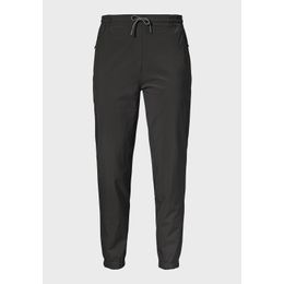 Schöffel Outdoorhose SCHÖFFEL "Pants Vienna L", Damen, Gr. 38, Normalgrößen, schwarz (9990, schwarz), Oberstoff: 87% Polyester 13% Elasthan, modisch, Hosen