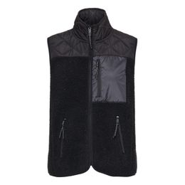 Fleeceweste THEJOGGCONCEPT "Fleeceweste JCBERRI WAISTCOAT 6" Gr. L, schwarz, Damen, Obermaterial: 100% Polyester PES., Westen, Sonstige