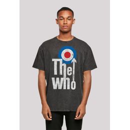 T-Shirt F4NT4STIC "The Who Rock Band" Gr. 4XL, schwarz, Herren, Obermaterial: 100% Baumwolle, Shirts, Premium Qualität