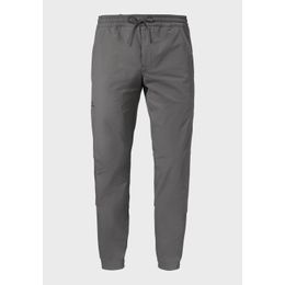 Schöffel Outdoorhose SCHÖFFEL "Pants Vienna M" Gr. 50, Normalgrößen, grau (9830, grau), Herren, Oberstoff : 95% Nylon 5% Elasthan, Hosen