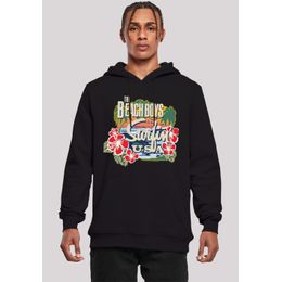 Kapuzenpullover F4NT4STIC "The Beach Boys Musik Band Tropical" Gr. L, schwarz, Herren, Obermaterial: 65% Baumwolle, 35% Polyester, Pullover, Premium Qualität