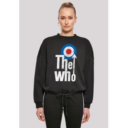 Sweatshirt F4NT4STIC "The Who Rock Band" Gr. L, schwarz, Damen, Obermaterial: 65% Baumwolle, 35% Polyester, Sweatshirts, Premium Qualität