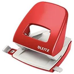 Leitz NeXXt 2 Löcher Locher Metall 30 Blatt 5008 Rot