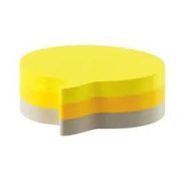 Post-it Haftnotizen 70 x 70 mm Sprechblase Farbig sortiert 225 Blatt