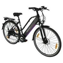 E-Bike MAXTRON "MT 12" Gr. 50, schwarz, E-Bikes, 50cm, 28 Zoll (71,12cm), Pedelec, Elektrofahrrad für Damen u. Herren