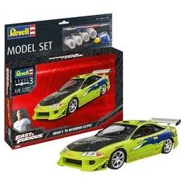 Modellbausatz Revell "Fast & Furious - Brians 1995 Mitsubishi Eclipse", bunt, Modellbausätze, KinderB:7,8cm H:5,3cm L:17,9cm, Kunststoff, B:7,8cm H:5,3cm L:17,9cm