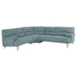 Polsterecke Trendmanufaktur "Cecilia, italienisches Designsprache, modern und komfortabel, L-Form", grün (mint), B:280cm H:87cm T:240cm, Sofas, toller Sitzkomfort und bequeme Armlehnen