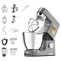 Kenwood Küchenmaschine "Titanium Chef Patissier XL KWL90.594SI", silber (silberfarben), B:20cm H:39,5cm T:38,5cm, Küchenmaschinen, Wärmefunktion, zusätzliche 5 l Schüssel, inkl. umfangreiches Zubehör, Topseller