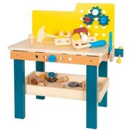 Spielwerkbank Small Foot "Workshop", bunt, Rollenspielzeug, KinderB:26cm H:47cm L:40cm, Holz, aus Holz, B:26cm H:47cm L:40cm