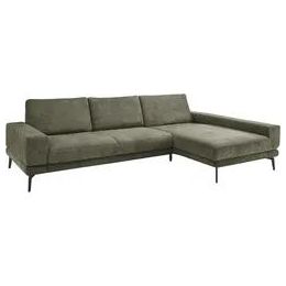 Ecksofa "SO 3600", kama olive, B:293cm H:87cm T:180cm, 100% Polyester, SET ONE BY Musterring, Sofas, Metallfuß schwarz in zwei Höhen, verschiedene Farben, B 293 x T 180 cm