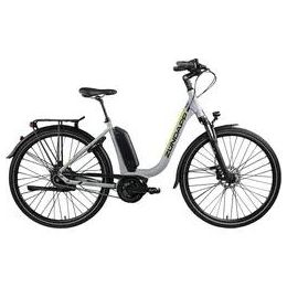 Zündapp E-Bike ZÜNDAPP "X300" Gr. 51, silber (silber, gelb), E-Bikes, 51cm, 27,5 Zoll (69,85cm), Pedelec, Elektrofahrrad für Damen u. Herren