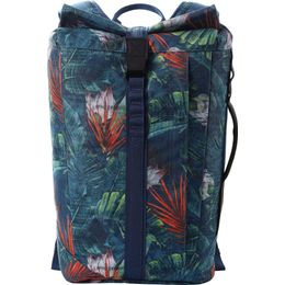 Freizeitrucksack Nitro "Scrambler", Gr. B/H/T: 30cm x 47cm x 12cm, bunt (tropical), Polyester, Rucksäcke, Rucksack für Alltag, Arbeit & Reise mit Roll-Top, Cityrucksack