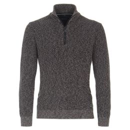 Troyer Casamoda "Casamoda Troyer uni", Herren, Gr. XXL, braun, 97% Baumwolle, 3% Polyamid, Pullover