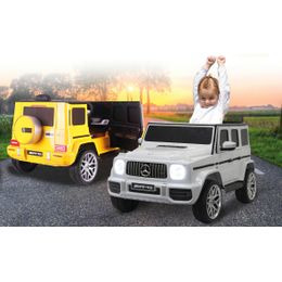 Elektro-Kinderauto Jamara "Ride-on Mercedes-Benz AMG G 63", weiß, Elektro-Kinderfahrzeuge, KinderB:62cm H:54cm T:106cm, B:62cm H:54cm T:106cm