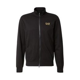 EA7 Emporio Armani Sweatjacke Herren Größe 4XL honig / schwarz