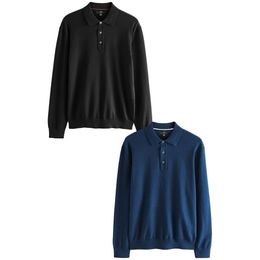 next Shirt male Blue, Black size 2XL