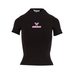 Felicious T-Shirt Damen Gr&ouml;&szlig;e XS orchidee / schwarz