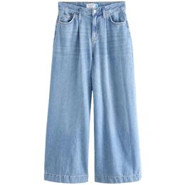 next Bundfaltenjeans Damen Größe 39/40 blau