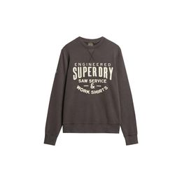 Superdry Sweatshirt male Grey size XL