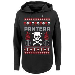 F4NT4STIC Sweatshirt 'Pantera Weihnachten Christmas' Damen Gr&ouml;&szlig;e XL grau / rot / schwarz / wei&szlig;