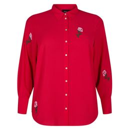 ZIZZI Blouse 'MPEARL' female Red size XXXL