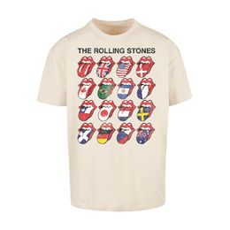 F4NT4STIC Shirt 'The Rolling Stones Voodoo Lounge Tongues' male Beige size XXL