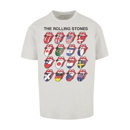 F4NT4STIC T-Shirt 'The Rolling Stones Voodoo Lounge Tongues' Herren Gr&ouml;&szlig;e M dunkelblau / grau / dunkelgr&uuml;n / rot