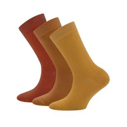 Ewers Socks girl Brown, Yellow, Red size 19-22