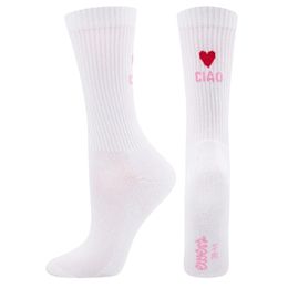 Ewers Socks 'Ciao Amore' female White size 39-41