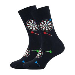 Ewers Socks 'Darts' male Black size 46-48