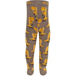 Ewers Tights 'Dino' kids Brown size 92-104