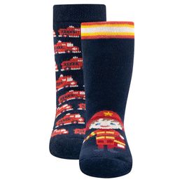 Ewers Socks 'Feuerwehr' boy Blue size 19-22